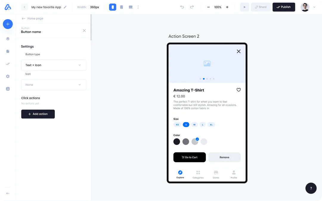 AppStruct - Create Mobile & Web Apps without coding